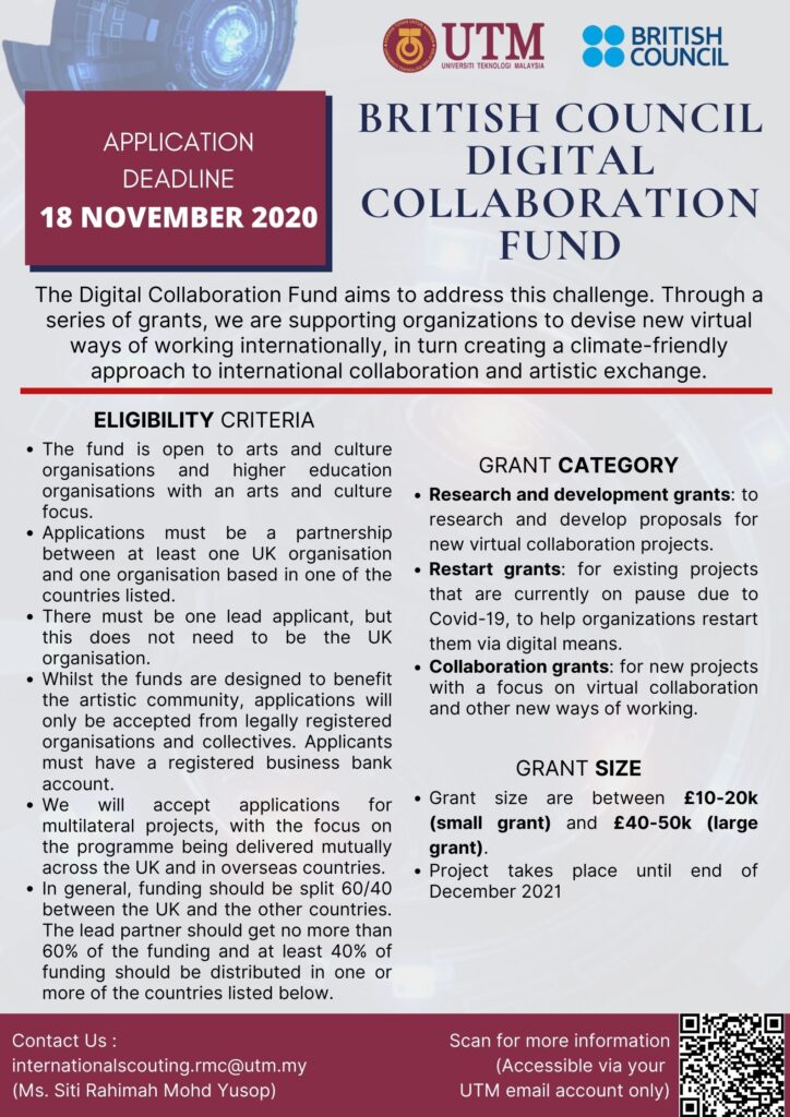 The Digital Collaboration Fund | Research Management Centre (RMC)